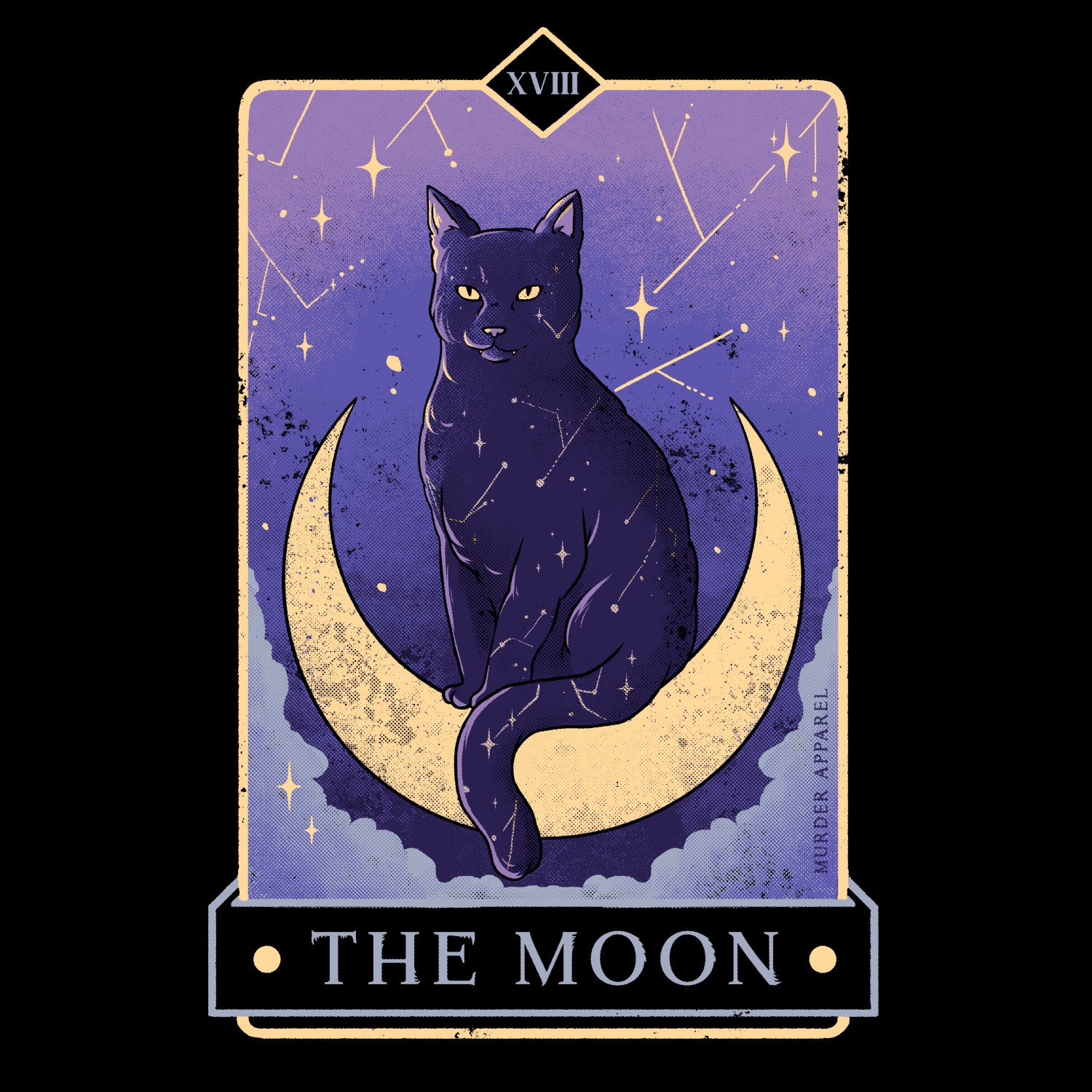 The Moon Tarot T-shirt – Murder Apparel