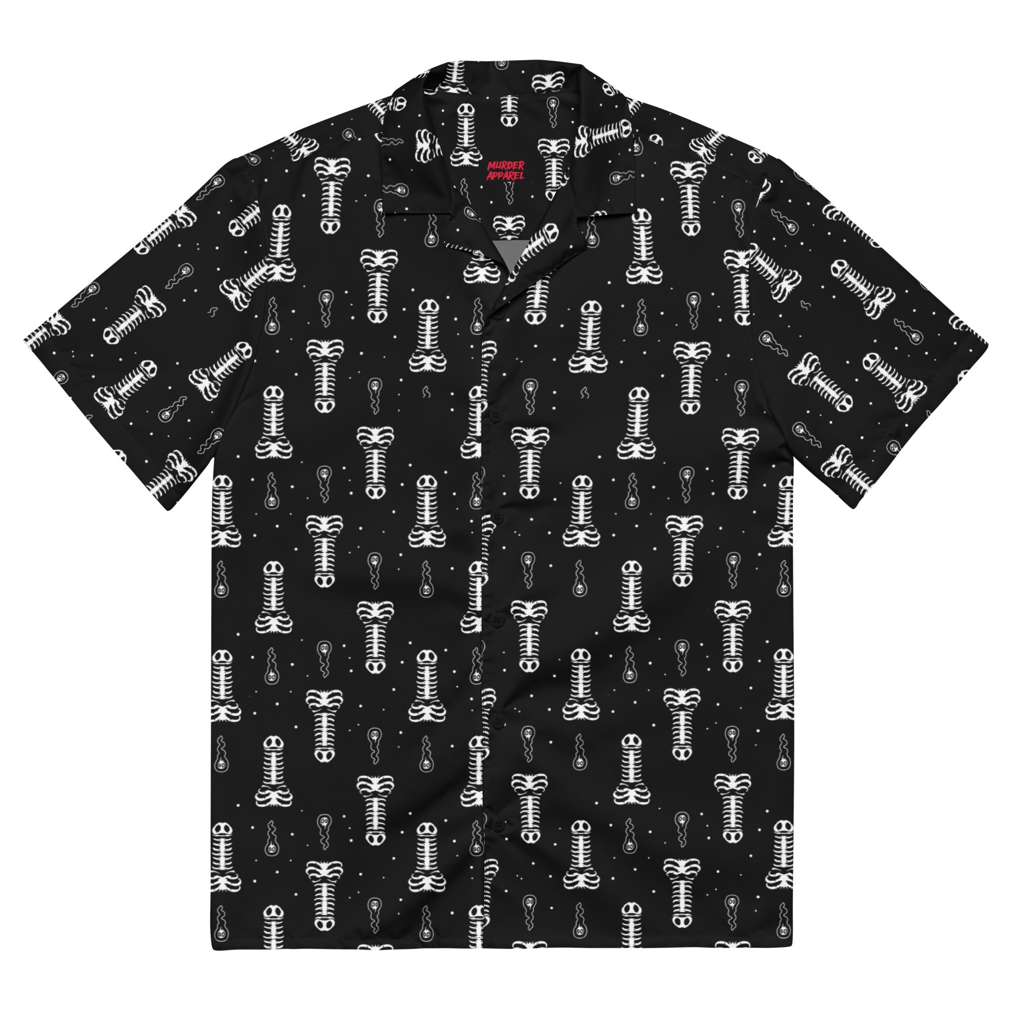 Skeleton Boner Button-up | Murder Apparel