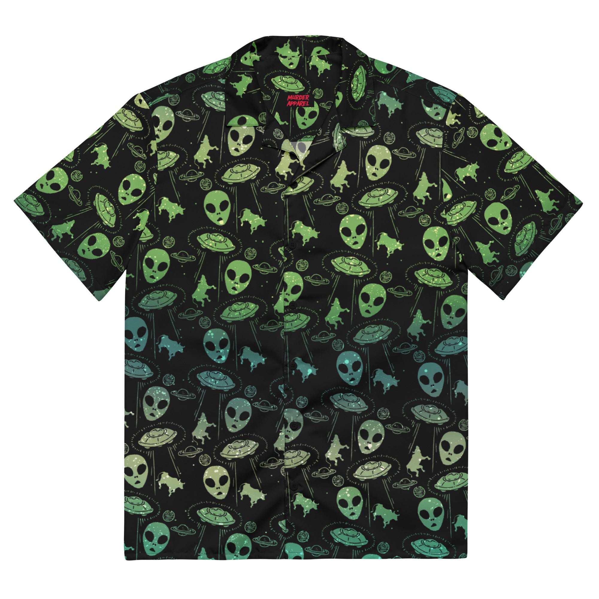 Aliens And UFOs Button-Up | Murder Apparel