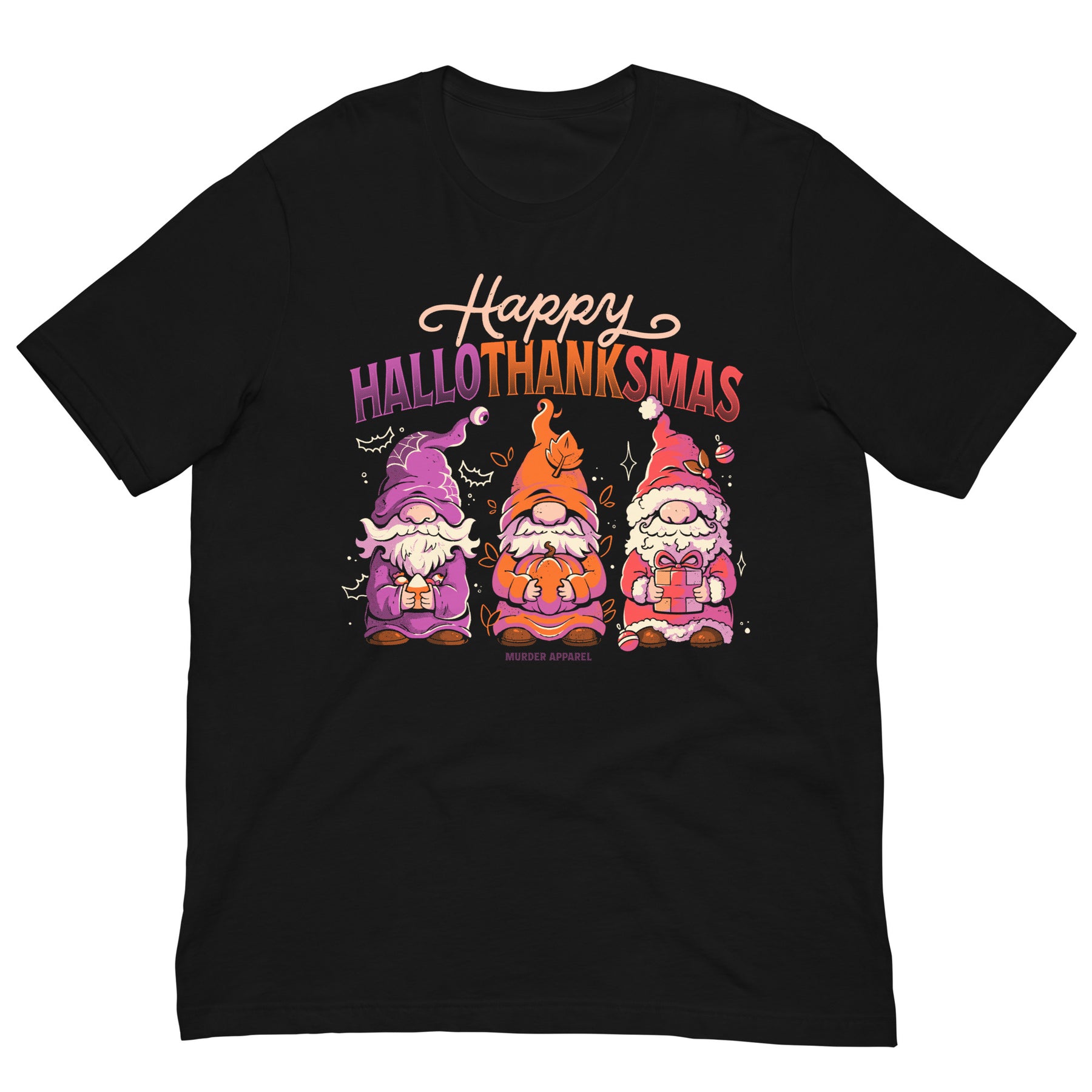 Hallothanksmas Gnome T-shirt – Murder Apparel