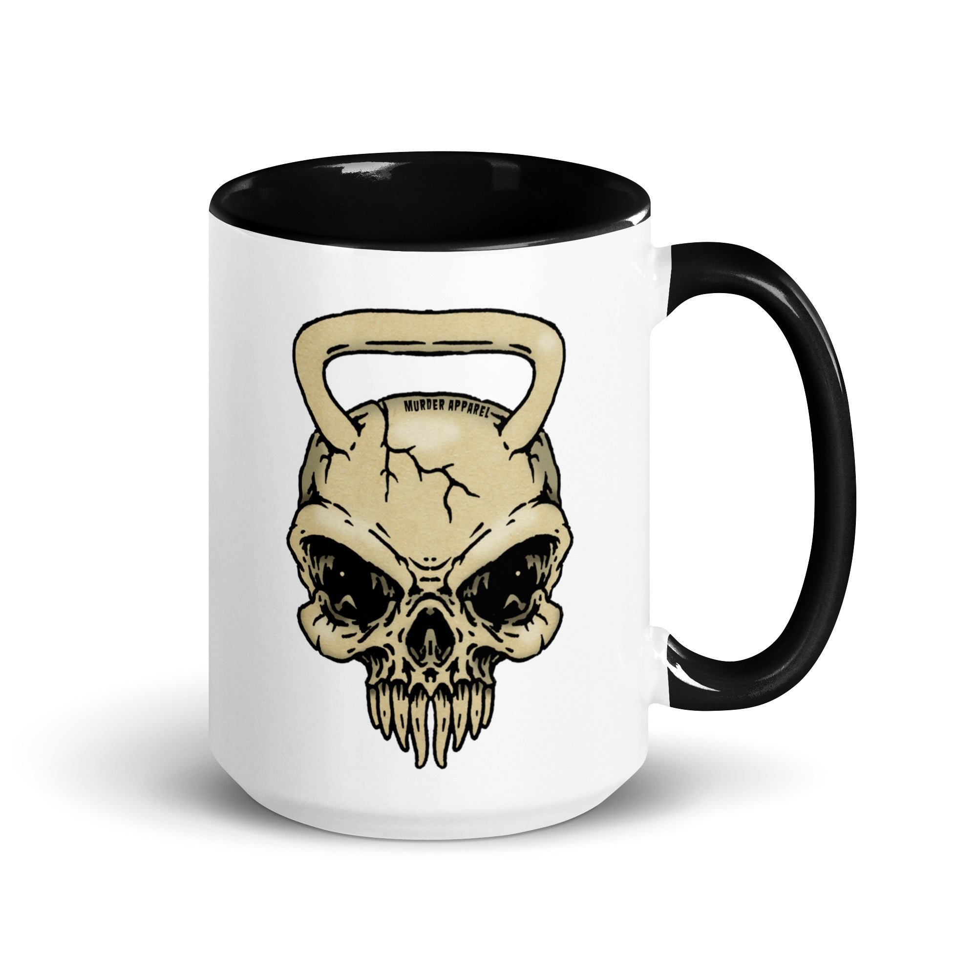 Kettlebell Skull Mug – Murder Apparel