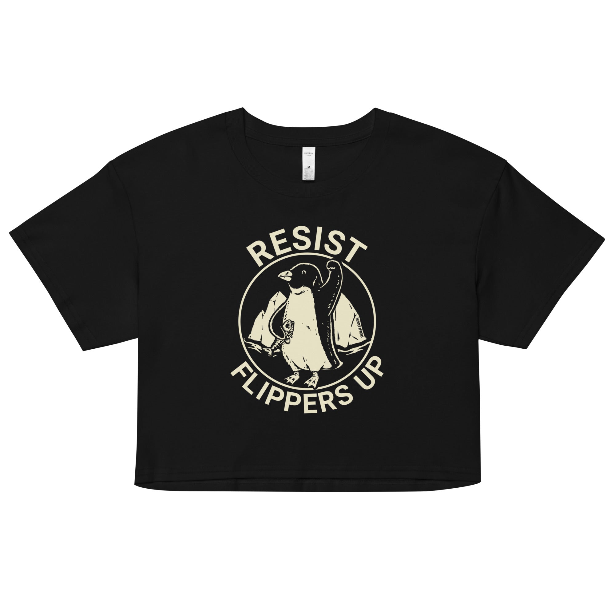 Resist Penguin Crop Top – Murder Apparel