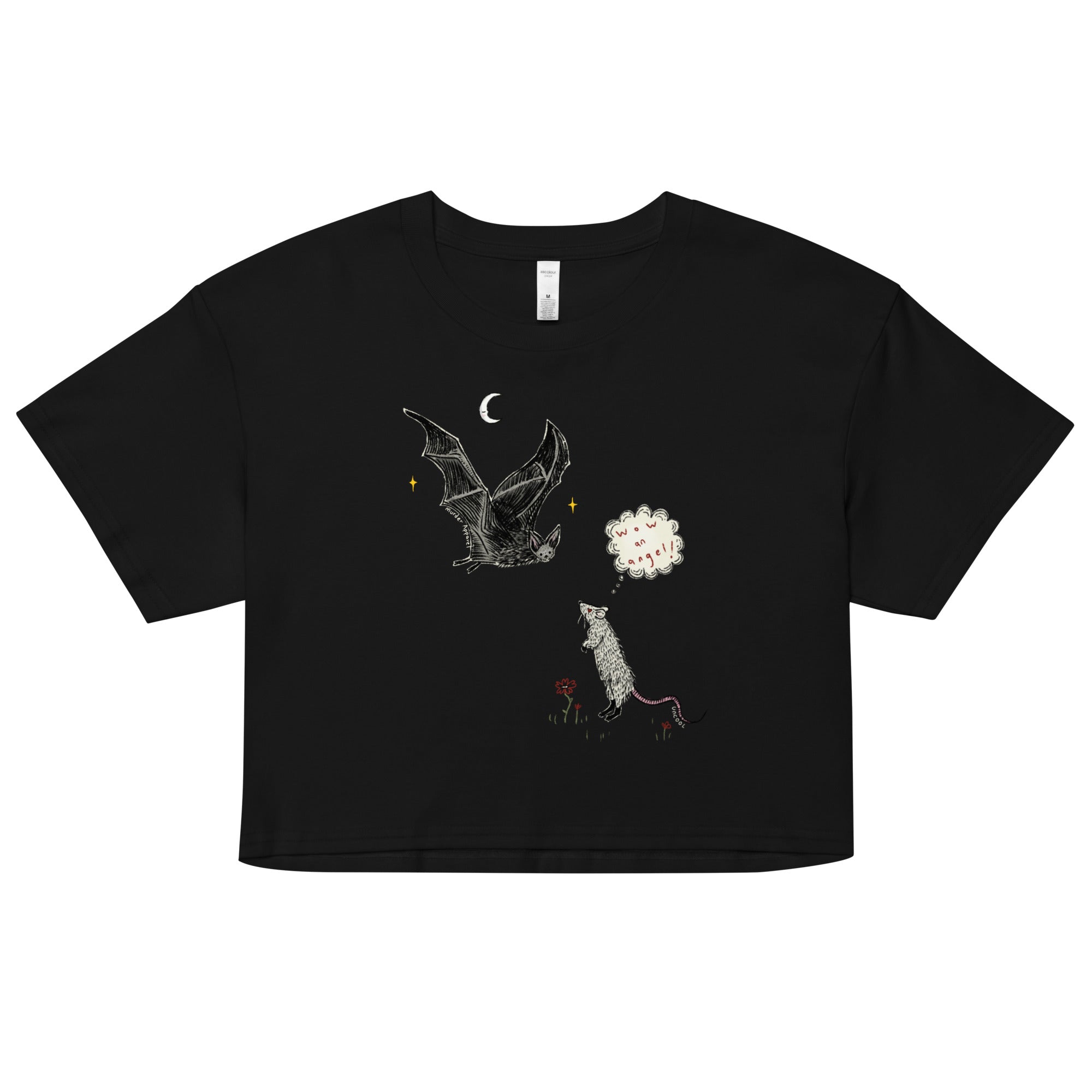 Wow An Angel Crop Top – Murder Apparel