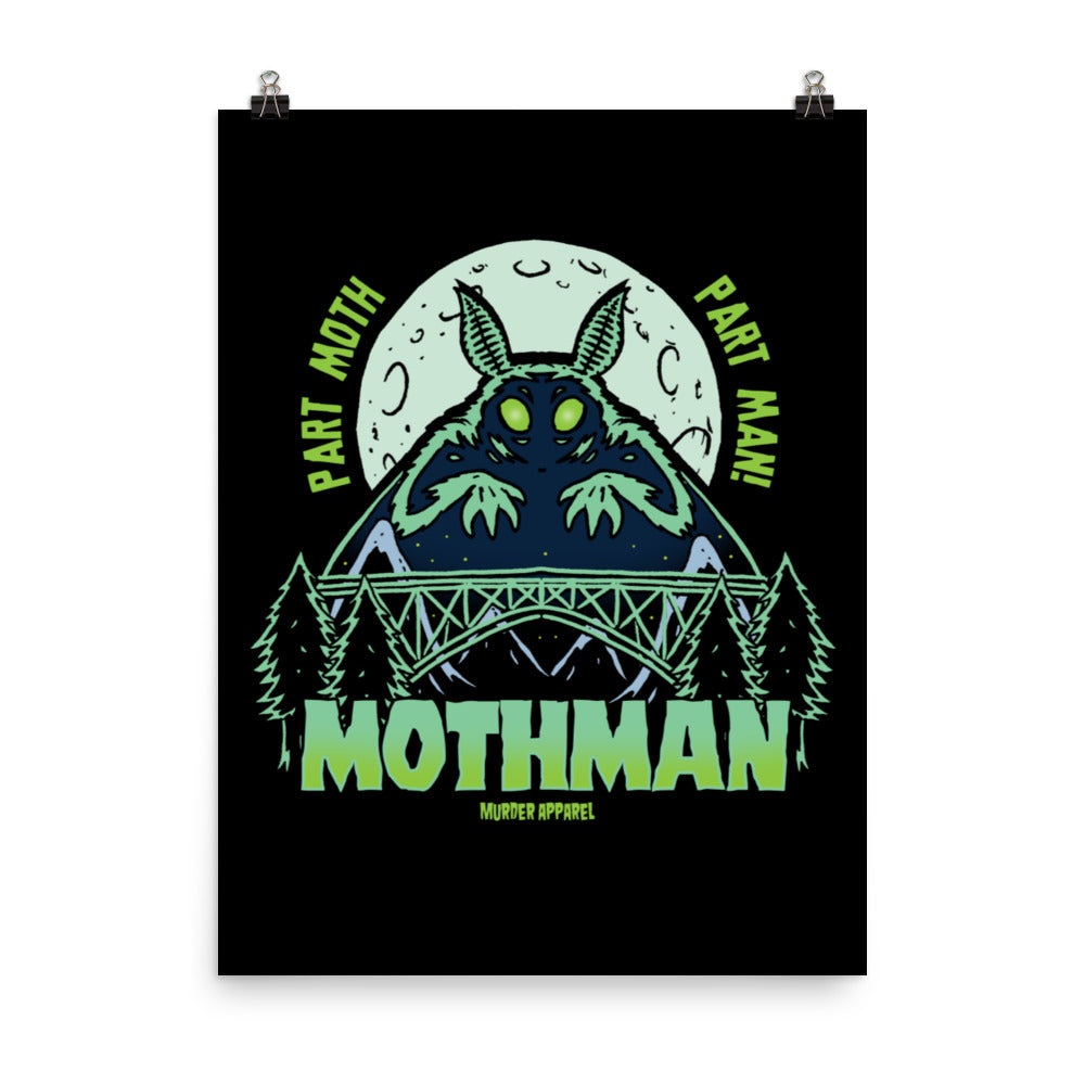 Mothman Retro Poster | Murder Apparel