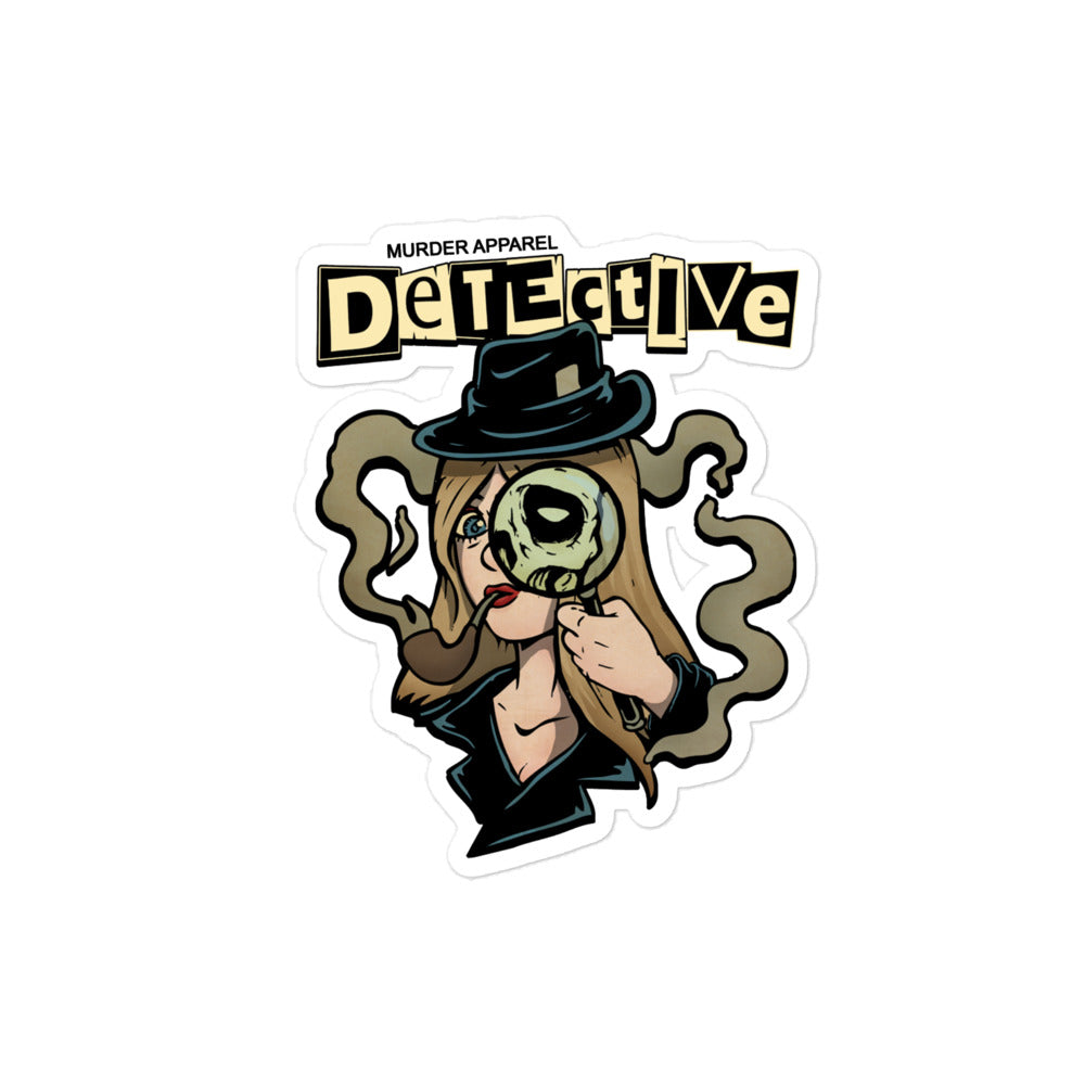 Detective Sticker | Murder Apparel