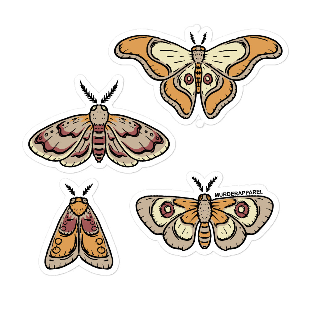 Death Moths Sticker Sheet | Murder Apparel