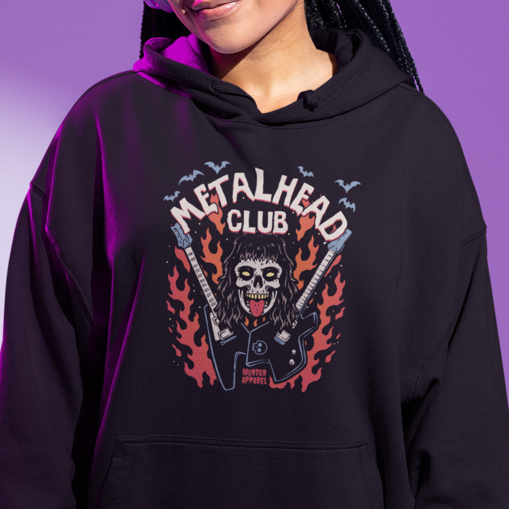 Metalhead Club Hoodie | Murder Apparel